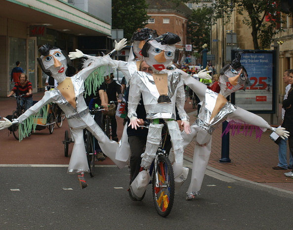 My First Bicycle School of Art: Bristols First Freewheelin' Carnival