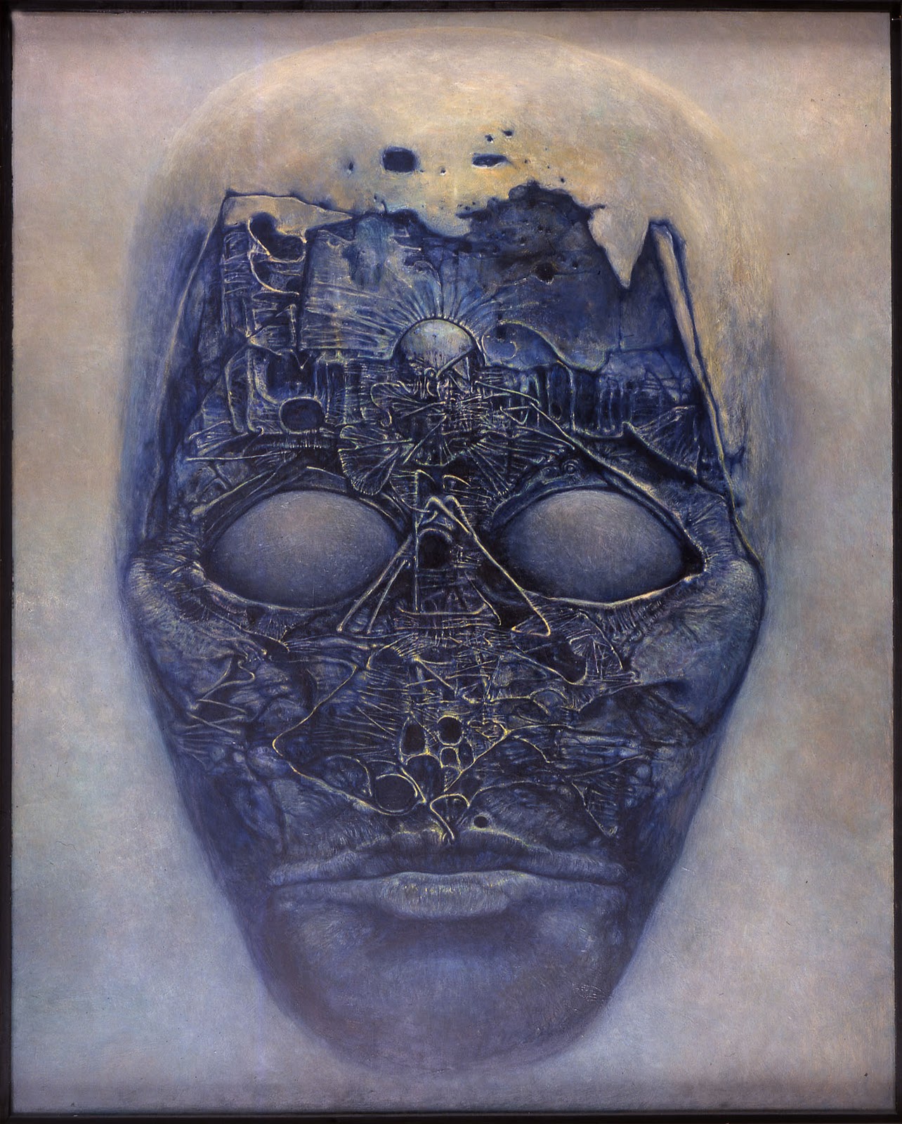 Zdzislaw Beksinski Gallery: Zdzislaw Beksinski paintings from 1985