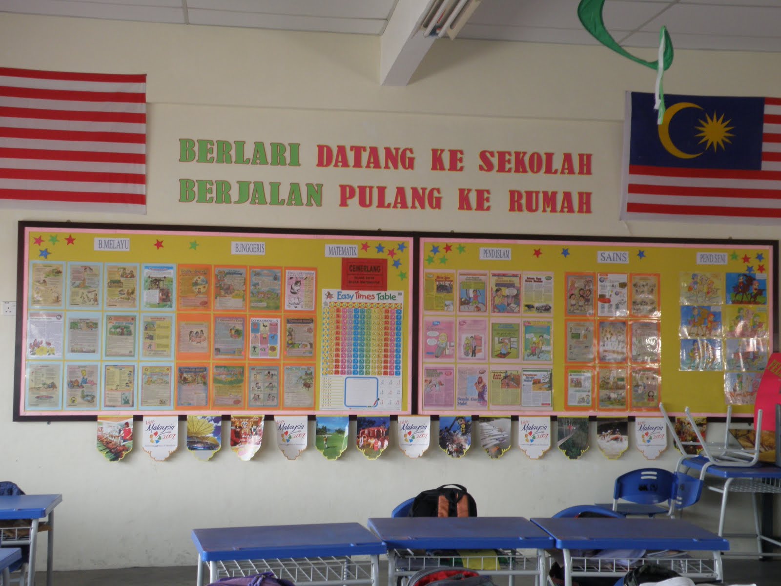 PSS SK Pakatan Jaya: Sudut-sudut menarik di dalam bilik darjah