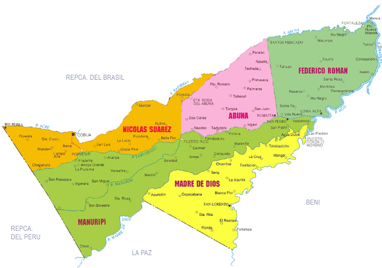 Departamento de Pando, Bolivia: creado en 1938 | Bolivia Informa