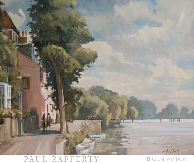 WHITE + GOLD: PAUL RAFFERTY ART