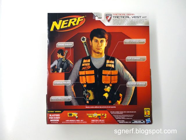 SG Nerf: Nerf Tactical Vest Set - Review!