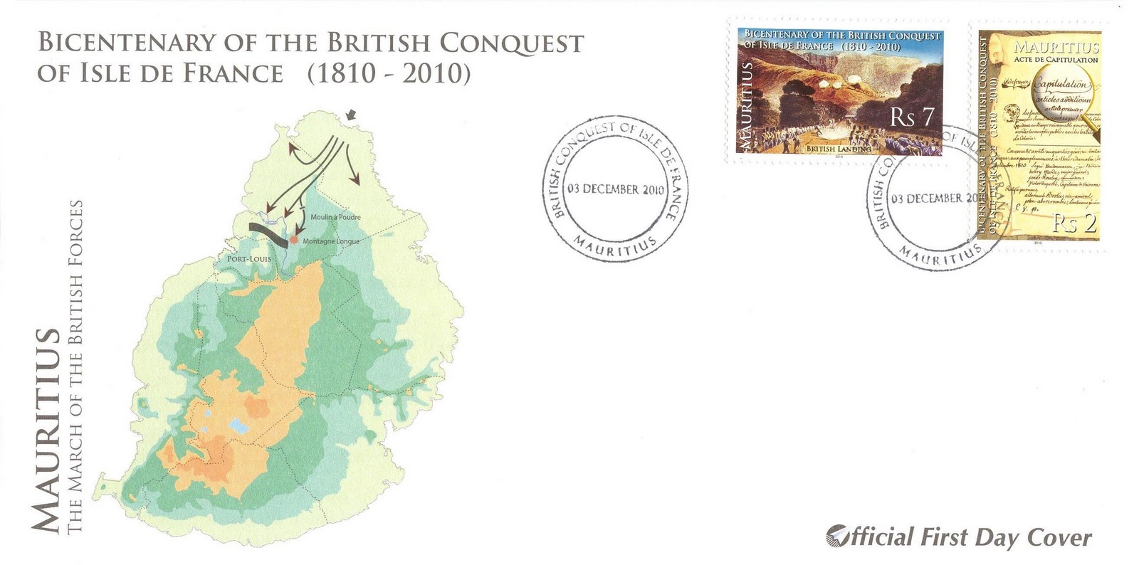Mauritian Philatelic Blog: Bicentenary of the British Conquest of Mauritius