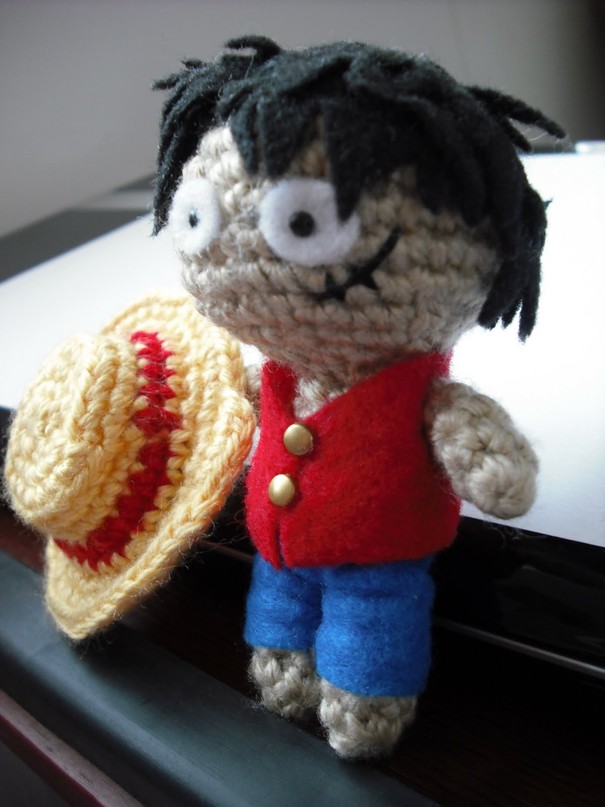 Crafts by Debbie: Project: Crochet Luffy (One Piece)