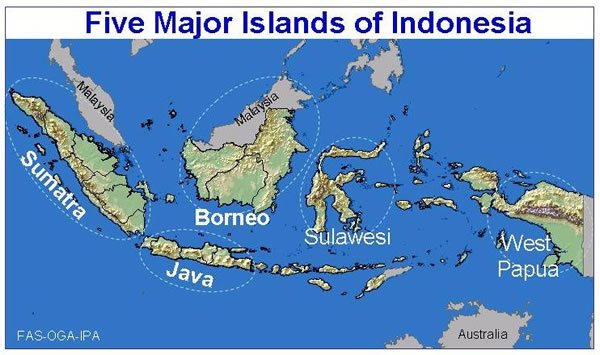 Maps Of Indonesia Islands - Free Printable Maps