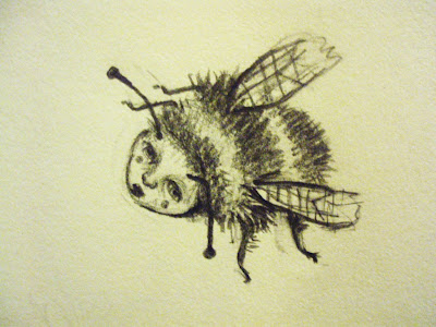 Bee with human face ..by request! except not good.