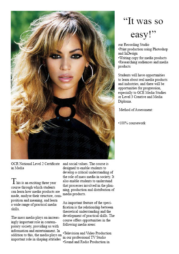 Afii's Media Blog: 3 Column Layout. One Page