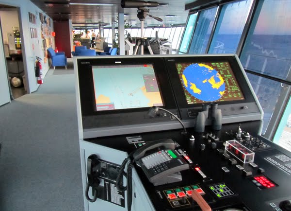 From Lois' Hands: Ship Bridge Tour