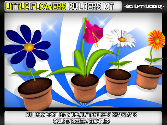 SculptyliciouZ Builders Kits: Little Flowers Builders Kit