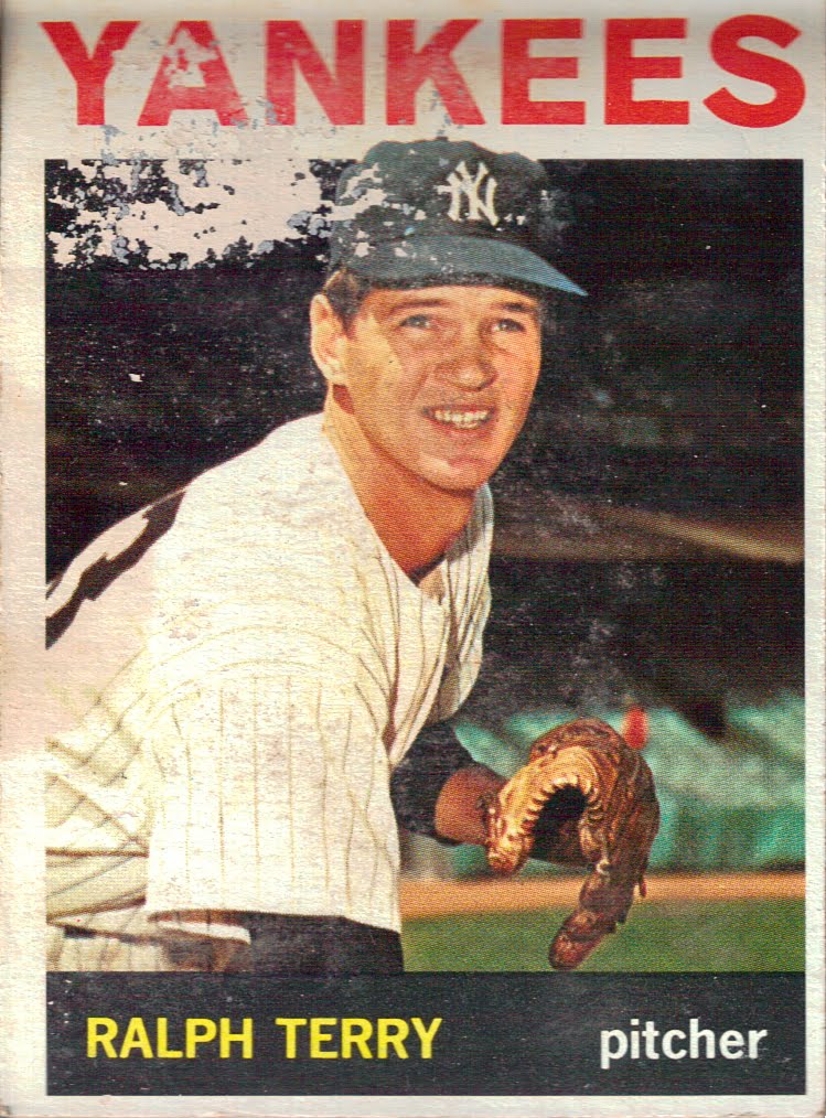 lenNY's Yankees - A Bronx Bombers Blog: Ralph Terry Featured Card of ...