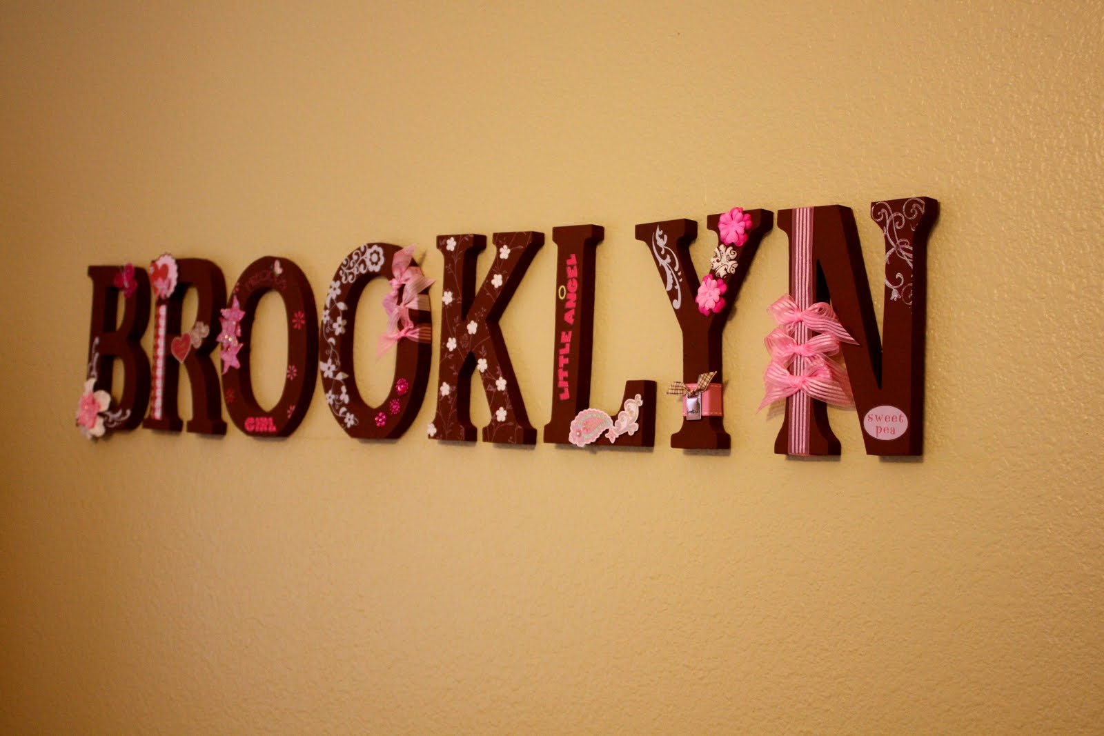 DIY Baby Name In Block Letters The Bump