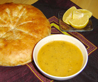 Banu's Kitchen: Mercimek Corba~Red Lentil Soup With Warm Ahiska Bread