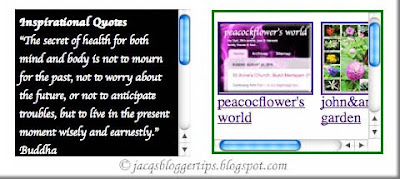 Jacq's Blogger Tips: Create easy HTML Scroll Box on Blogger