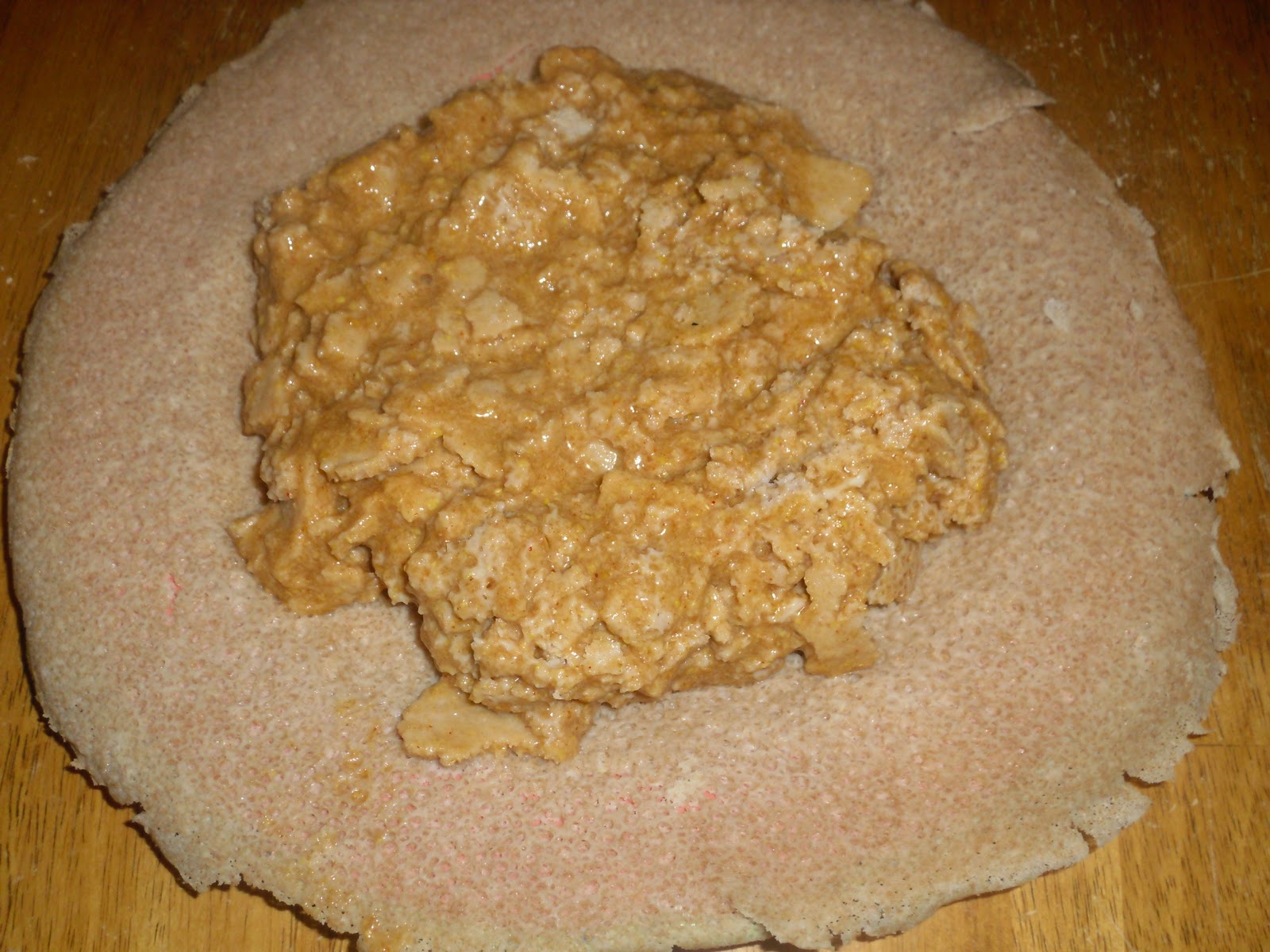 Telba Fitfit (Flax Water Mixed with Injera) ~ A Faranje Cooks Habesha