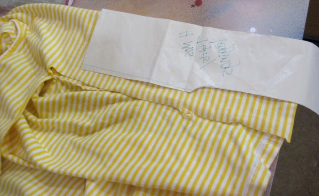 Then you’ll flip you’ll pattern piece to make the opposite leg - line ...