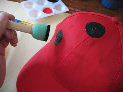 Ladybug Baseball Hat - Crafts by Amanda