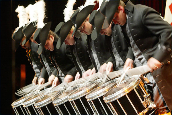 Percussive Sweet Spot: Swiss Top Secret Drum Corps
