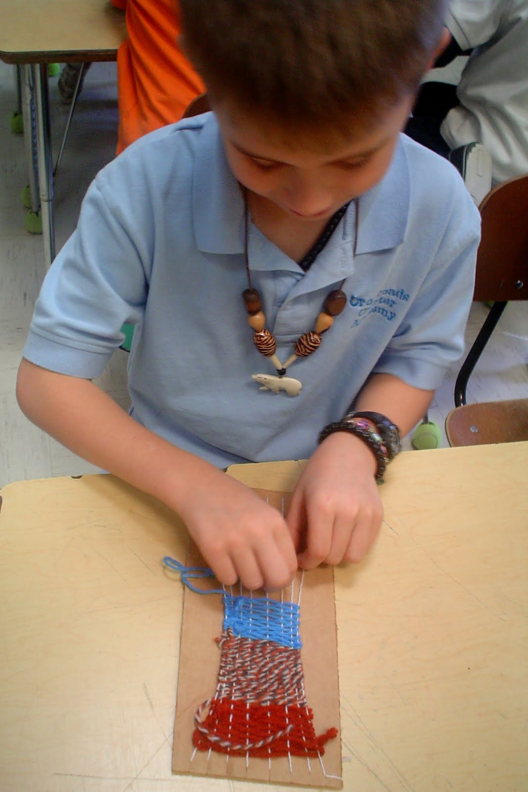 Lessons from the Art Room: Weaving on a Cardboard Loom