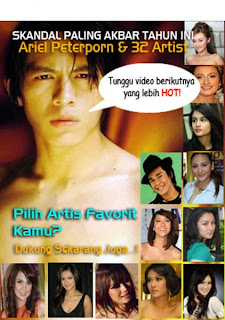 Tumpleg bleg: video bokep ariel vs aura kasih, BCL, Wulan Guritno dan jupe