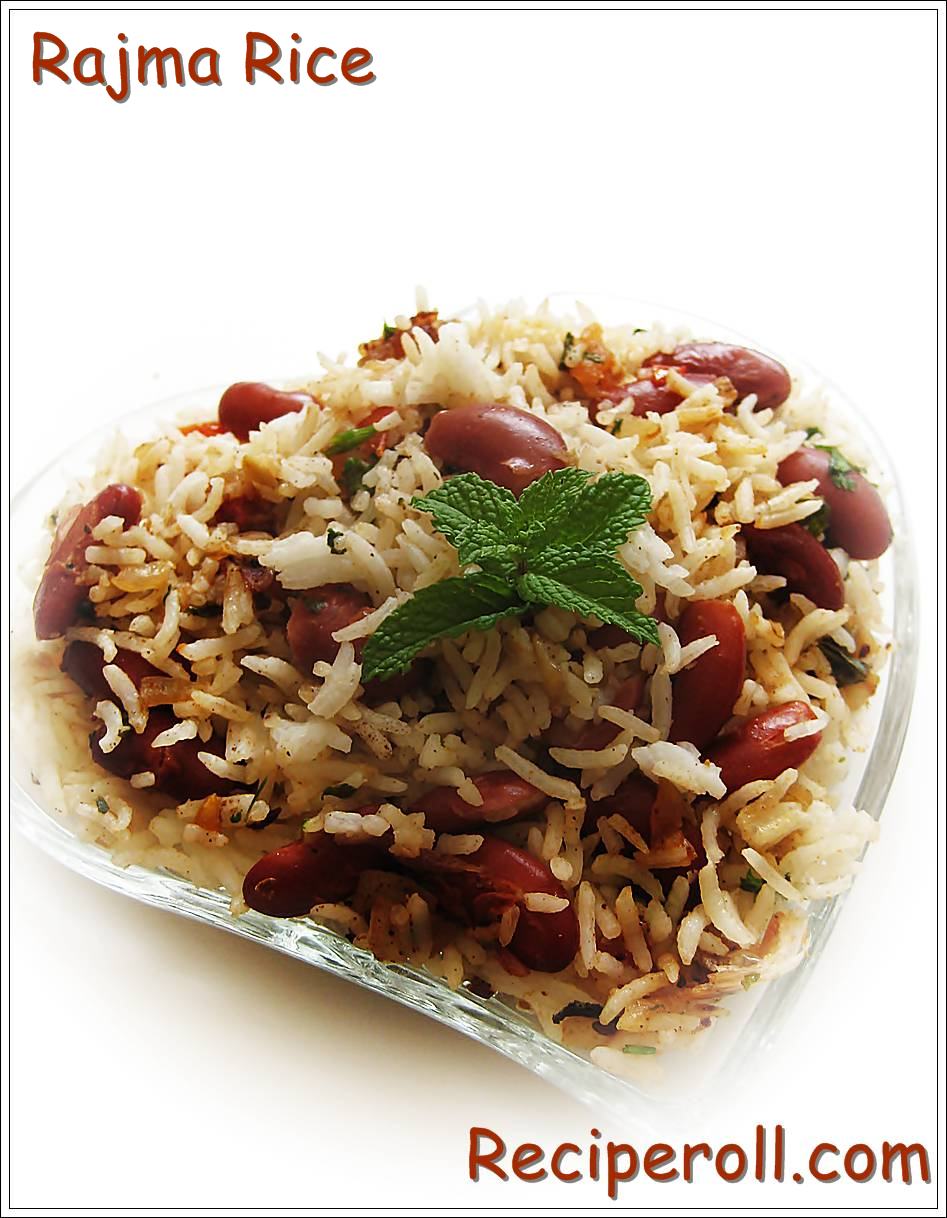 Rajma Rice / Rajma Mint Rice