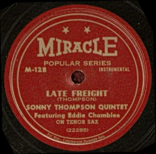 Be Bop Wino: Late Freight / Sonny's Return - Sonny Thompson Quintet ...