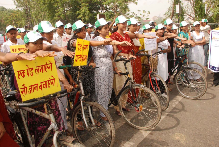 View Patna: Cycle rally taken out on World Environment Day