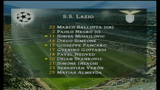 TWB22: Champions League 1999 2000 Valencia Lazio