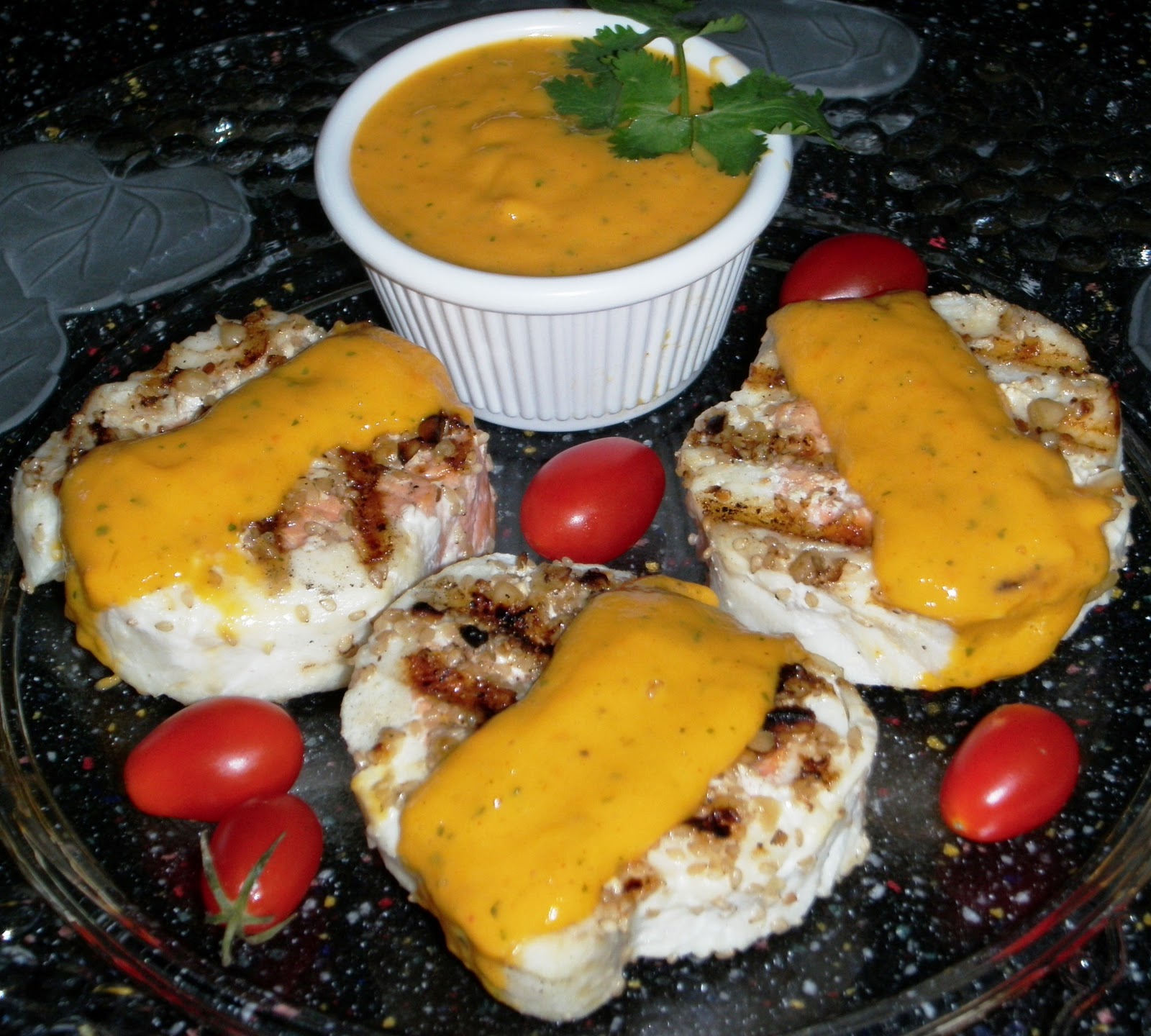 Sandra's Alaska Recipes: SANDRA'S HALIBUT and KING SALMON PINWHEELS ...