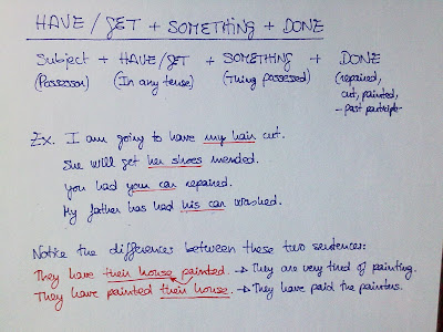 Valme's English Corner: HAVE / GET SOMETHING DONE