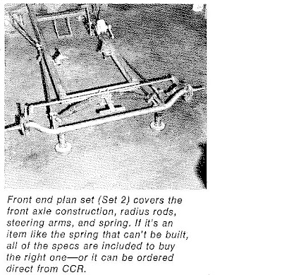 The Famous California Custom Roadster, CCR, T-Bucket Plans