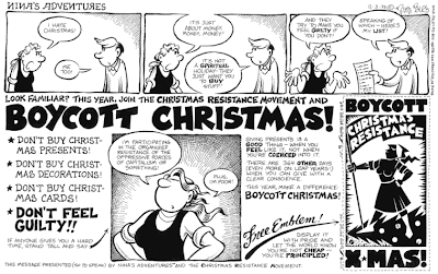 Welcome: Boycott Christmas ~ Comic Strip