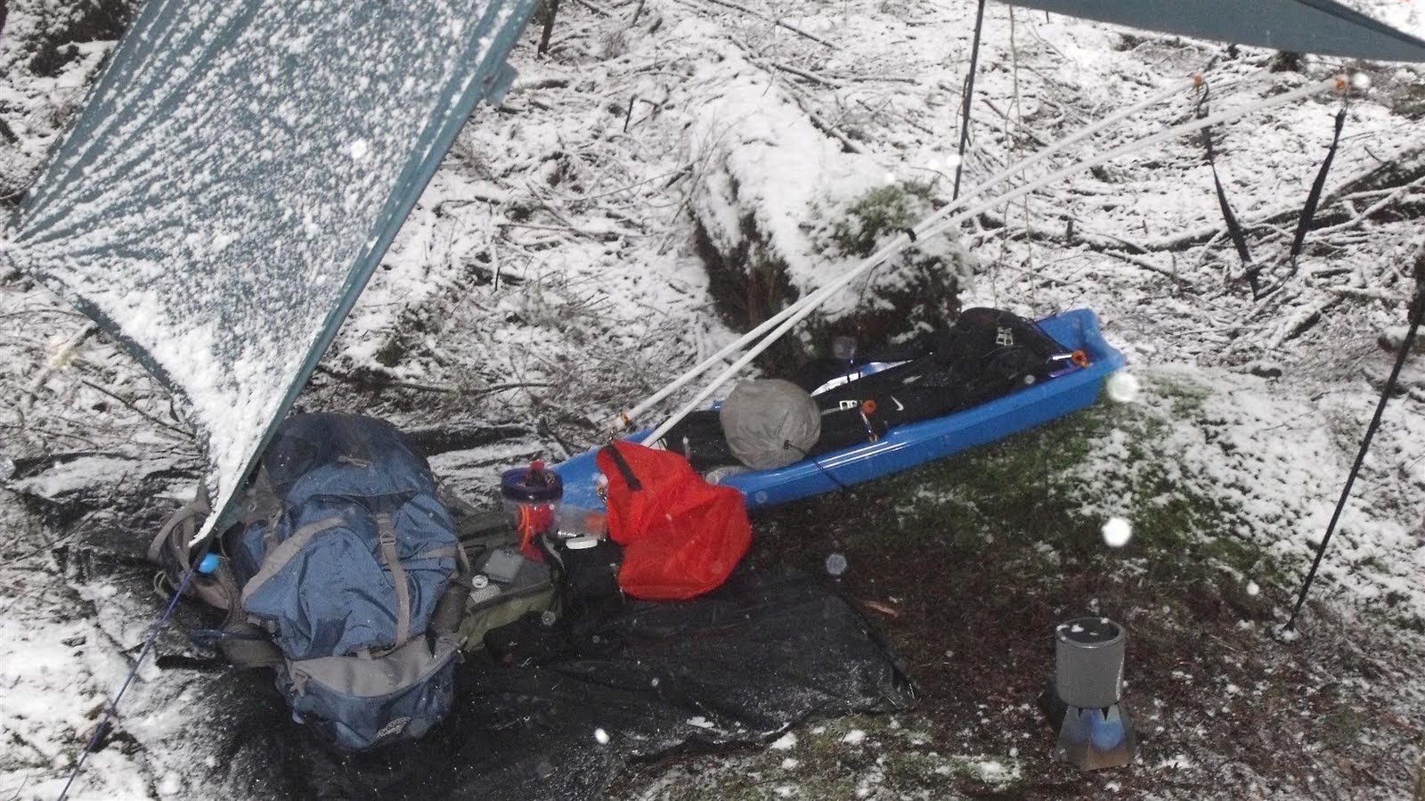 Wawhiker Backpacking: A DIY Simple Pulk Sled