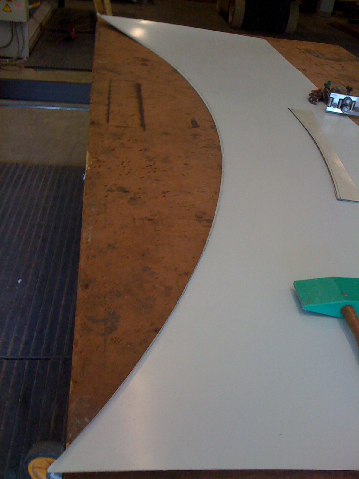 Architectural Sheet Metal Work: 8' continuos radius fascia in 16 gauge ...