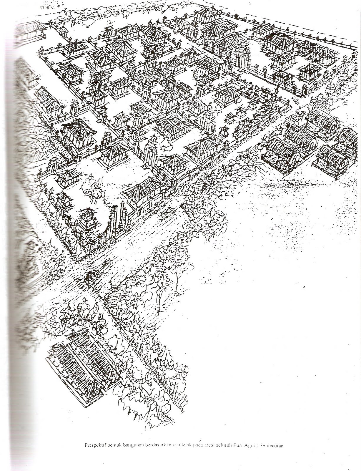 PEMECUTAN-BEDULU-MAJAPAHIT: DENAH PURI PEMECUTAN