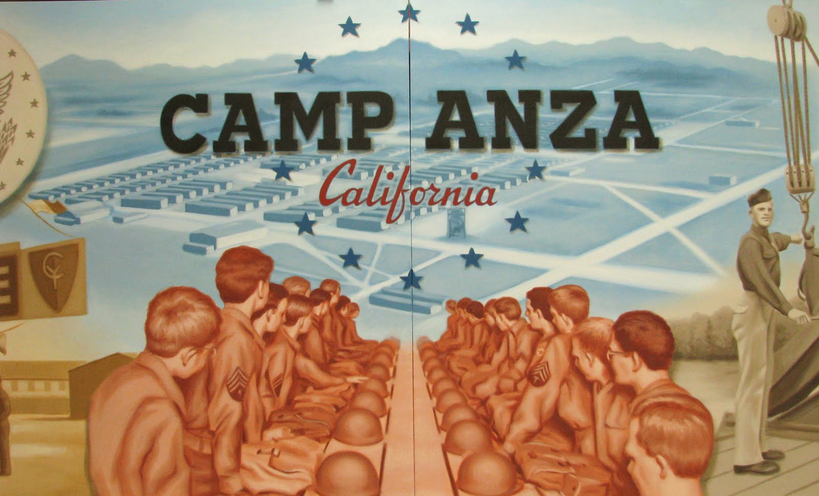 Christine Curry Coates Murals: Camp Anza Mural