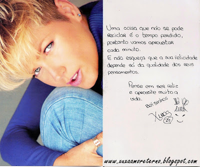 Xuxa Amor Eterno: Novo Postal da Xuxa.