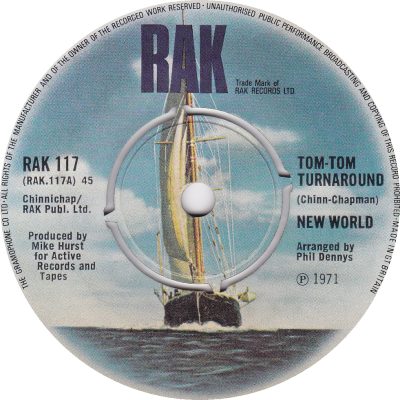 The Stardust Kid: Sweet: Tom Tom Turnaround (album track), New World ...