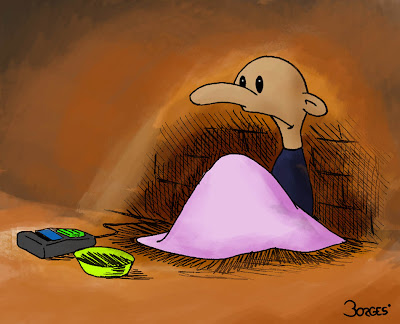 Borges°Cartoon: Cartoon - A pobreza e a Tecnologia