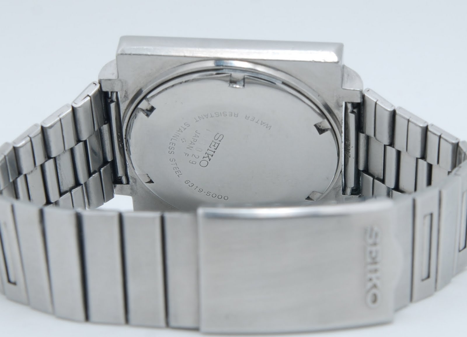 Jam Kampung: 167- Retro SEIKO 5 Square (Dark Red Dail) (SOLD)