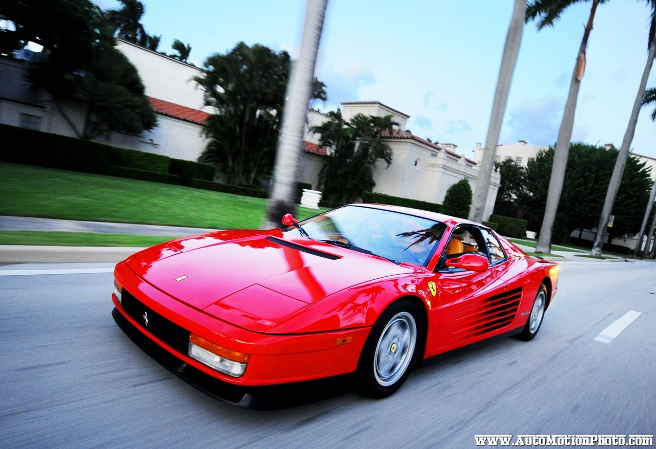 AutoMotion Photography: Ferrari Testarossa Photoshoot