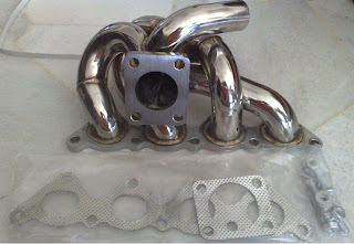 HYBRID POWER: turbo header gsr 4g93 tdo5h rm580