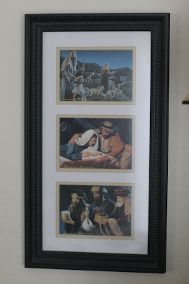 handmade & heartfelt...: Framed Nativity