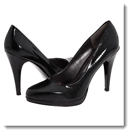 Black Patent RP Nine West Rocha Pump