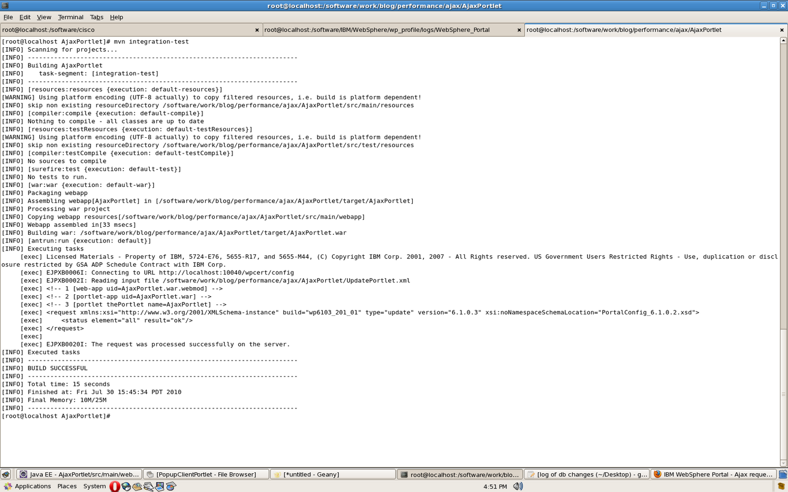 Sunil's Notes: Automating portlet deployment on WebSphere Portal using ... Sunil's Notes: Automating portlet deployment on WebSphere Portal using ...