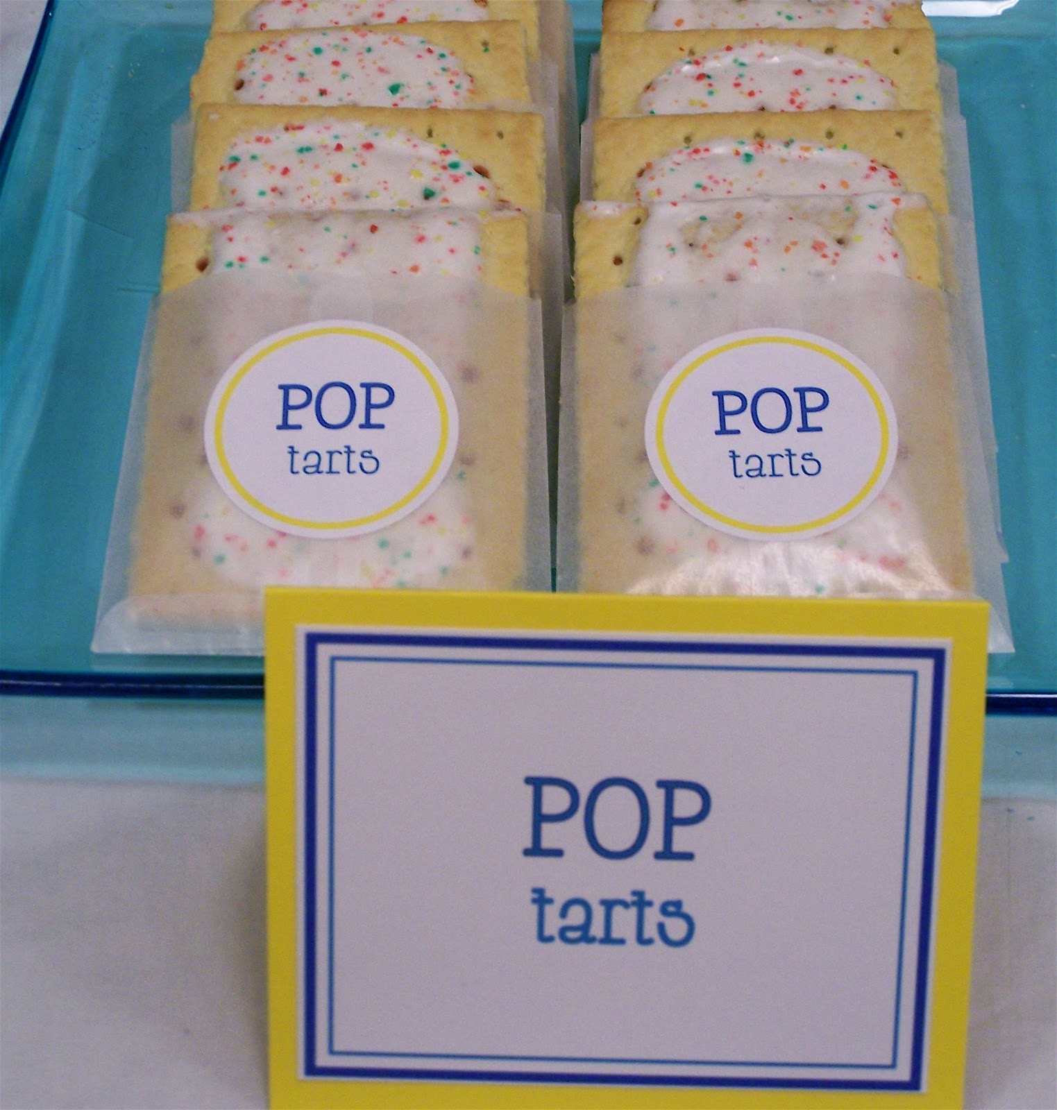 *Party Accessories*: POP themed baby shower