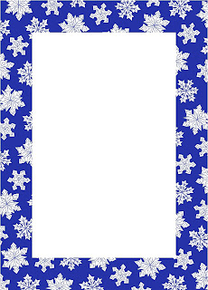 Debbie's Resource Cupboard: Winter decorated writing frames