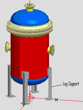 Mechanical Calculations: Support on Pressure Vessel