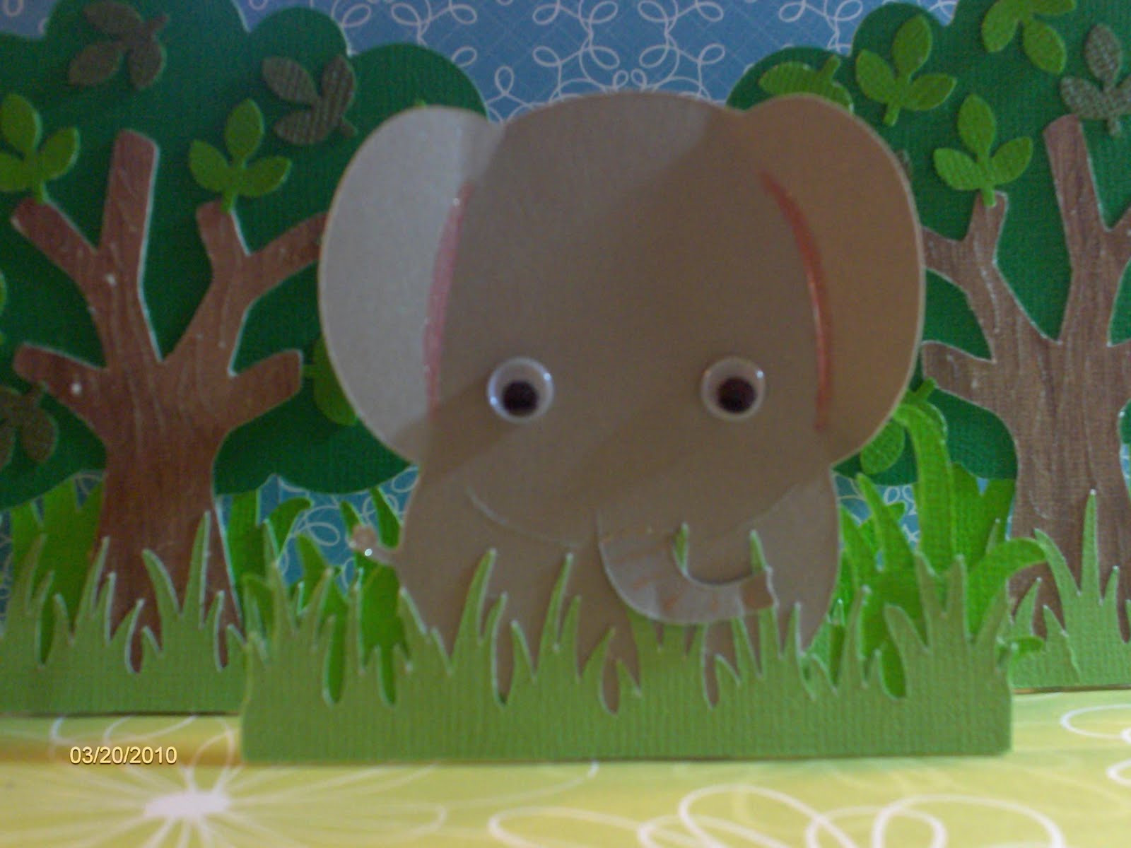 Alex's Cards: Meri's Pop-Up Elephant Card