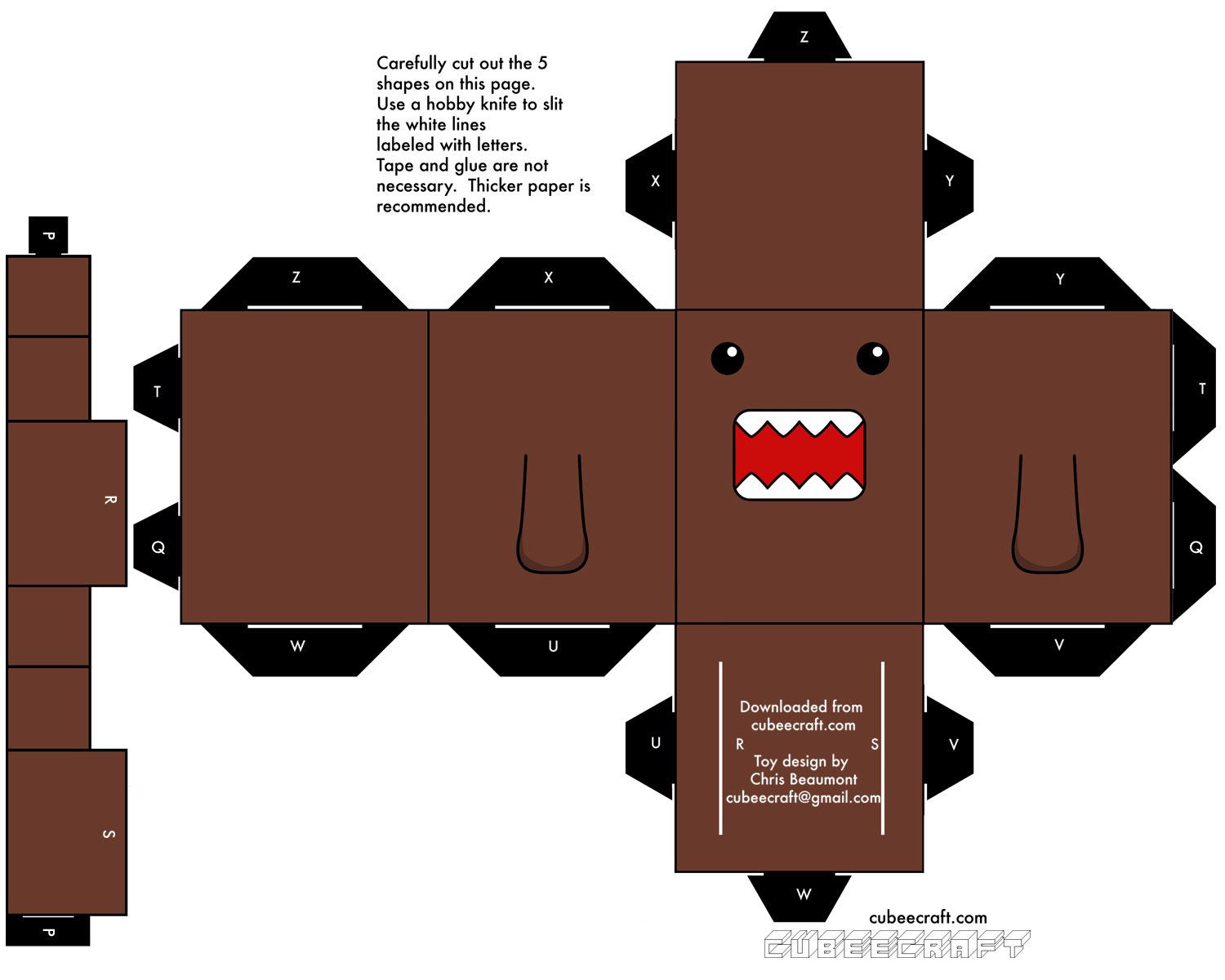 paper craft: NEW 825 PAPERCRAFT BOX CHARACTERS