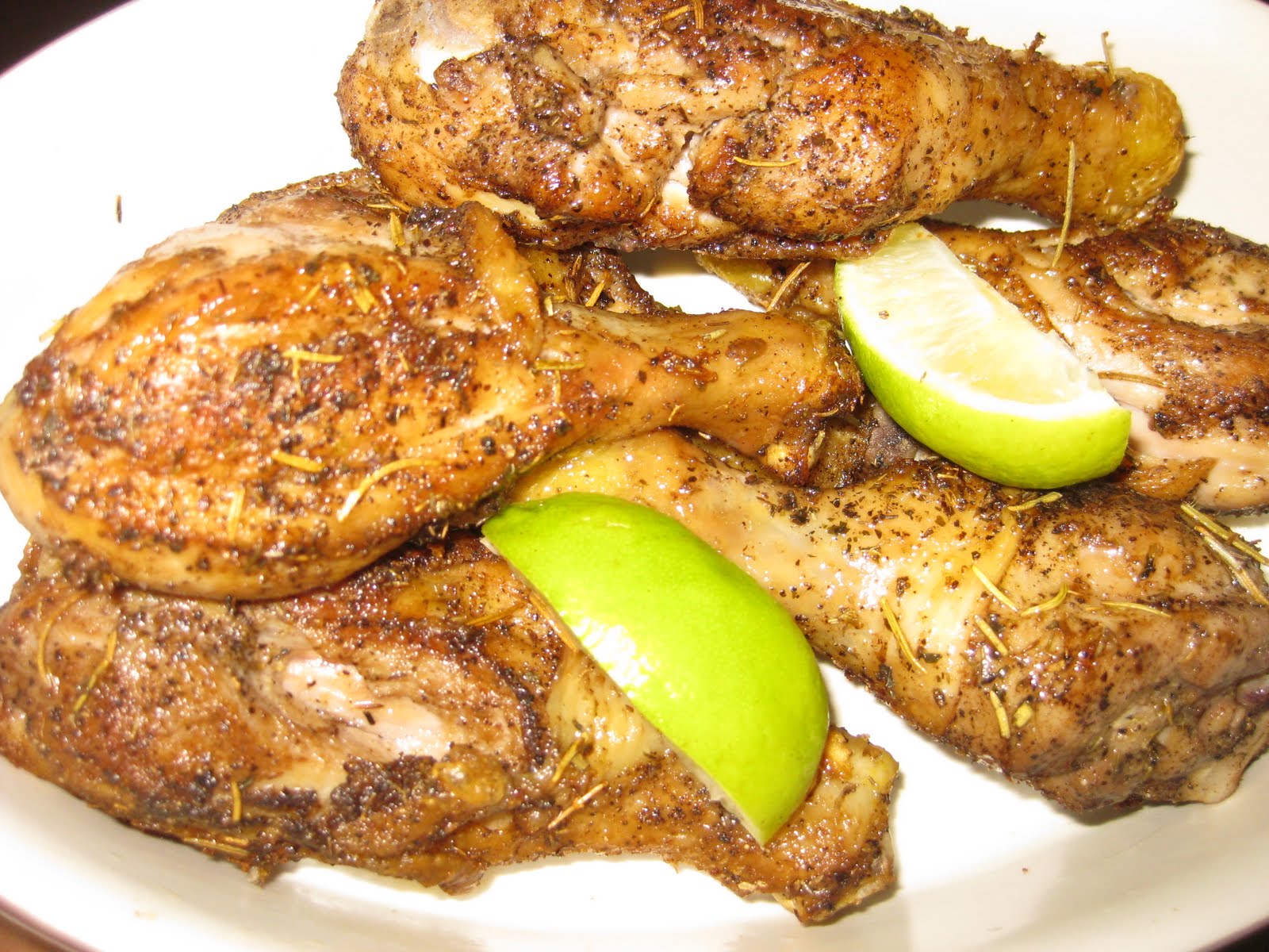 Cheenachatti: Pan Seared Chicken Legs